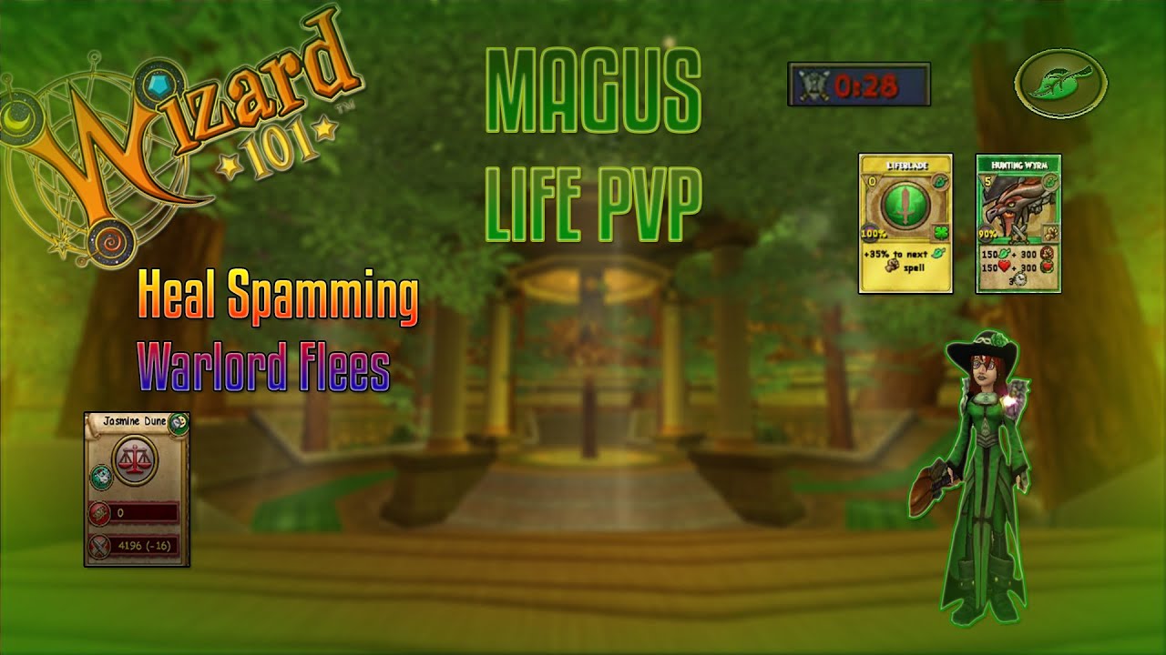 Wizard101: MAGUS Life: (Making A Warlord With 4200 Rank Flee) - YouTube