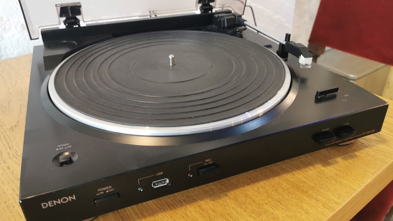 ทดสอบ DENON TURNTABLE DP-200USB ก่อนส่งให้ลูกค้า เครื่องสวย ใช้ได้ปรกติ ...
