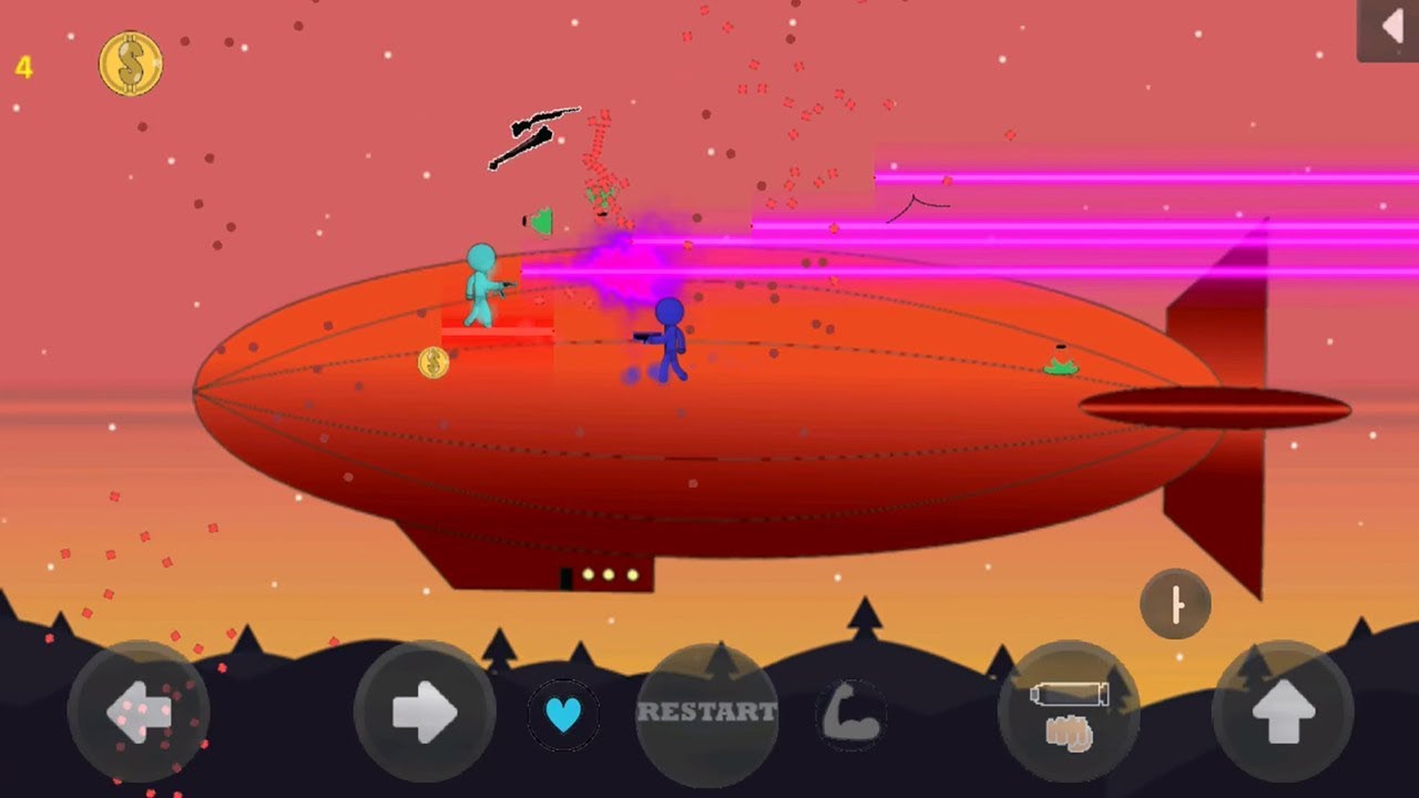 Stick man fight Game - Android Gameplay - YouTube