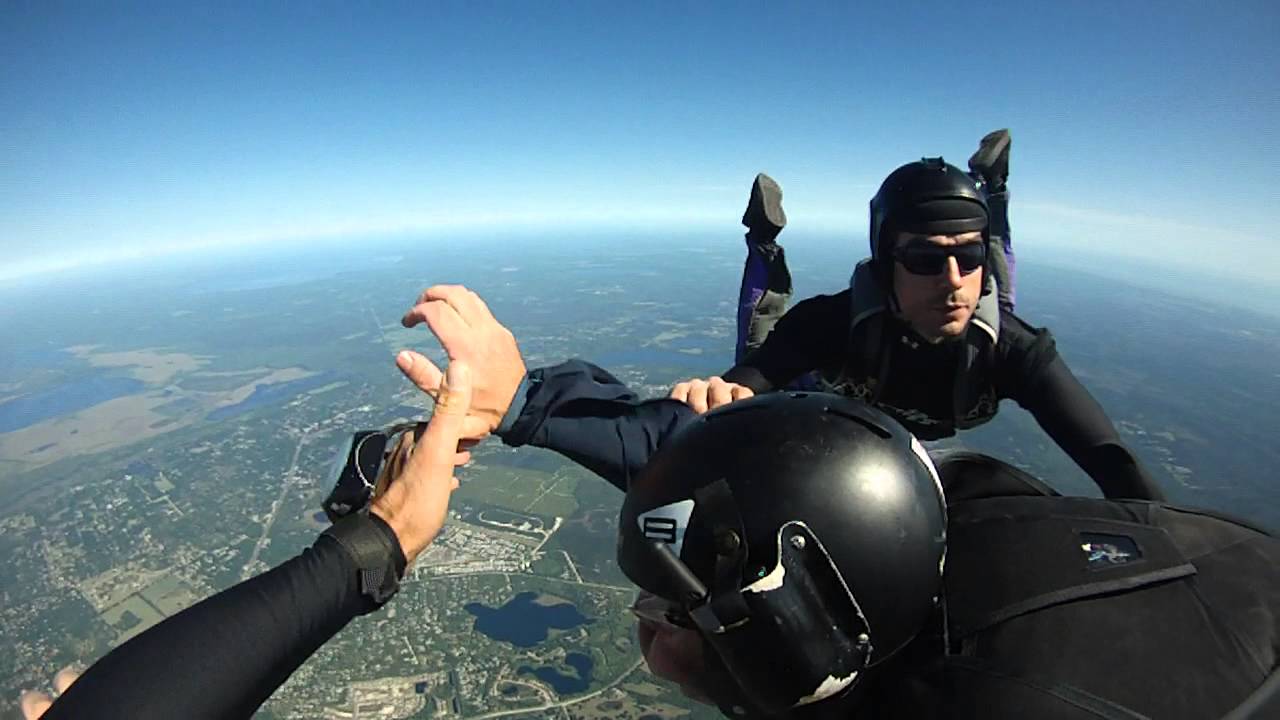 Russell Williams AFF Level 1 Skydive - YouTube