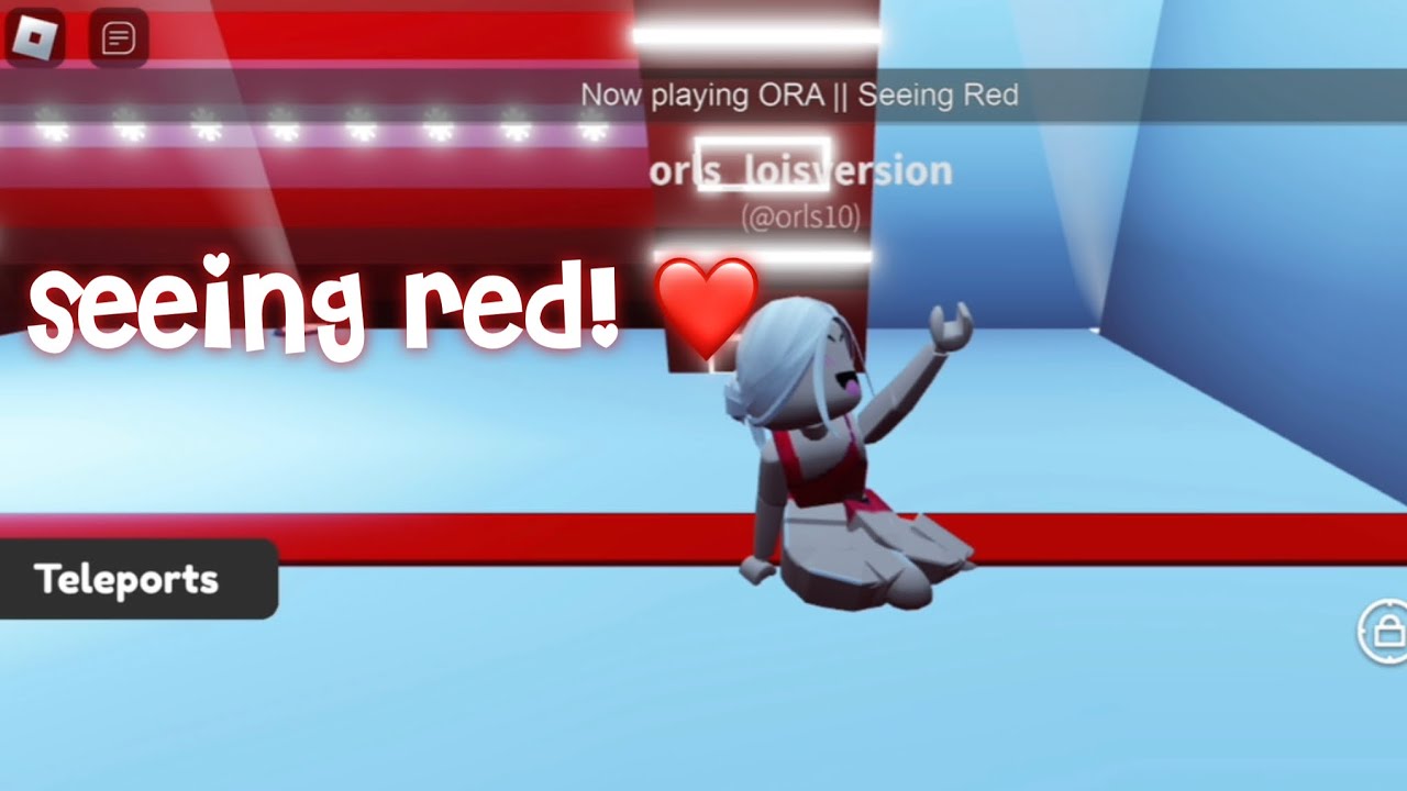 Seeing red! ️ Chloe solo! roblox aldc!! ️ - YouTube