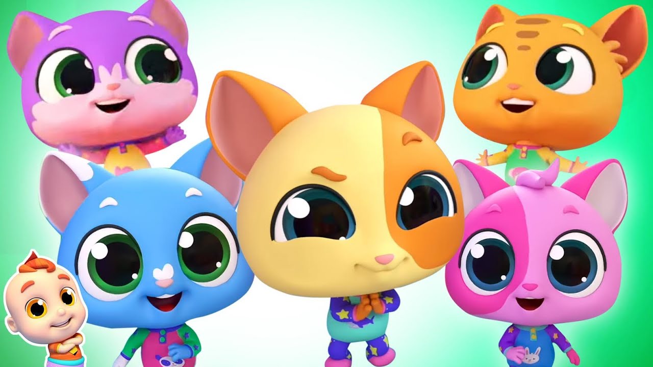 Five Little Kittens Nursery Rhymes And Baby Songs by Super Supremes ...