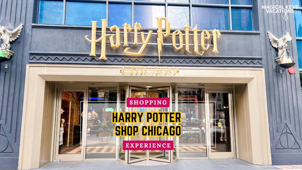 HARRY POTTER SHOP CHICAGO REVIEW | MAGNIFICENT MILE | BUTTERBEER BAR ...