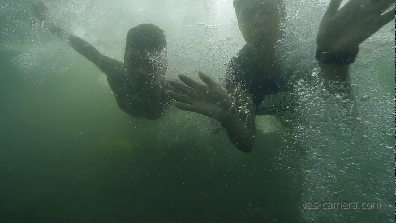 children jumping underwater - YouTube