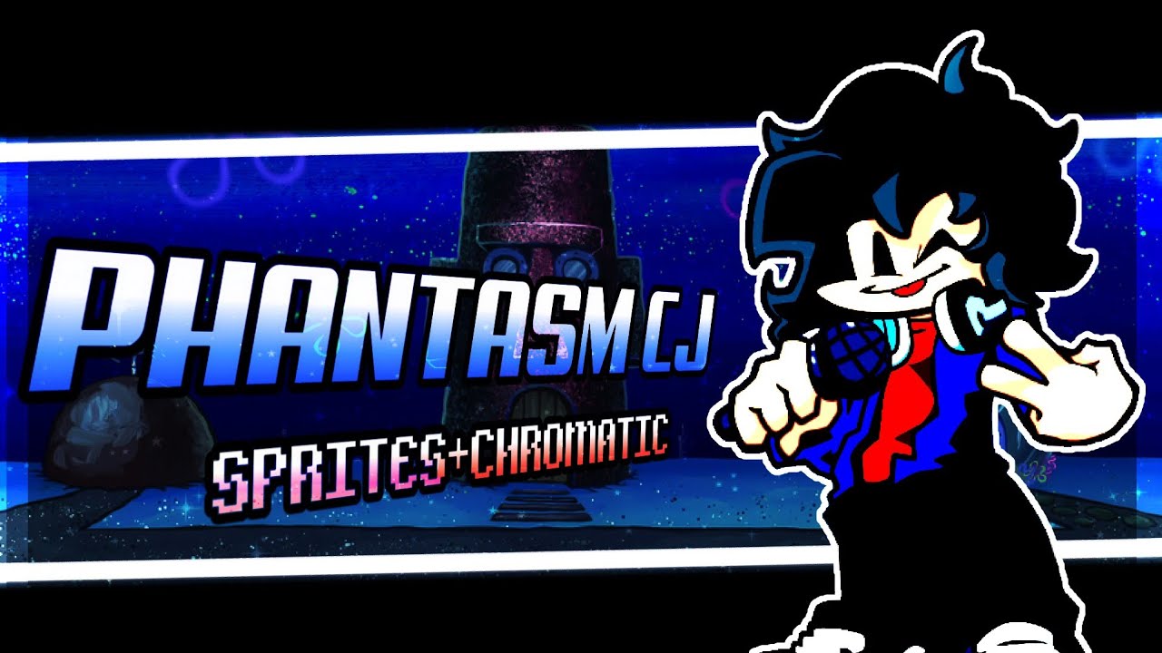 FNF Phantasm CJ Sprites Remastered 😎💙 (Sprites + Chromatic Scale) - YouTube