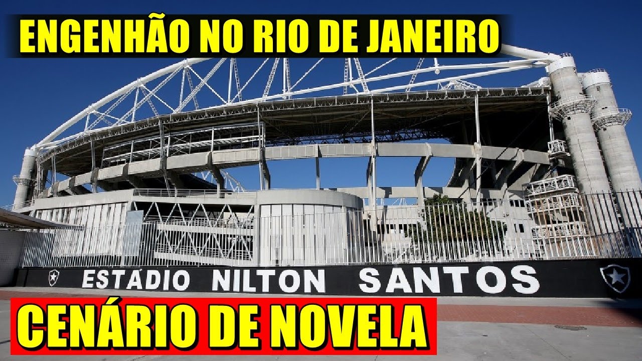 Estádio Nilton Santos 4K - Andando ao redor do Engenhão no Rio de ...