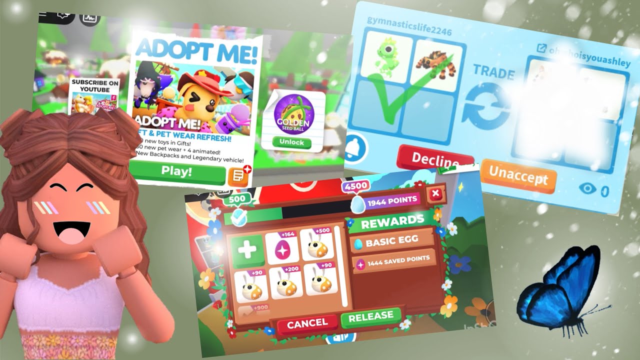 IM BACK!! Opening MASSIVE gift boxes, TRADING, and more in adopt me ...