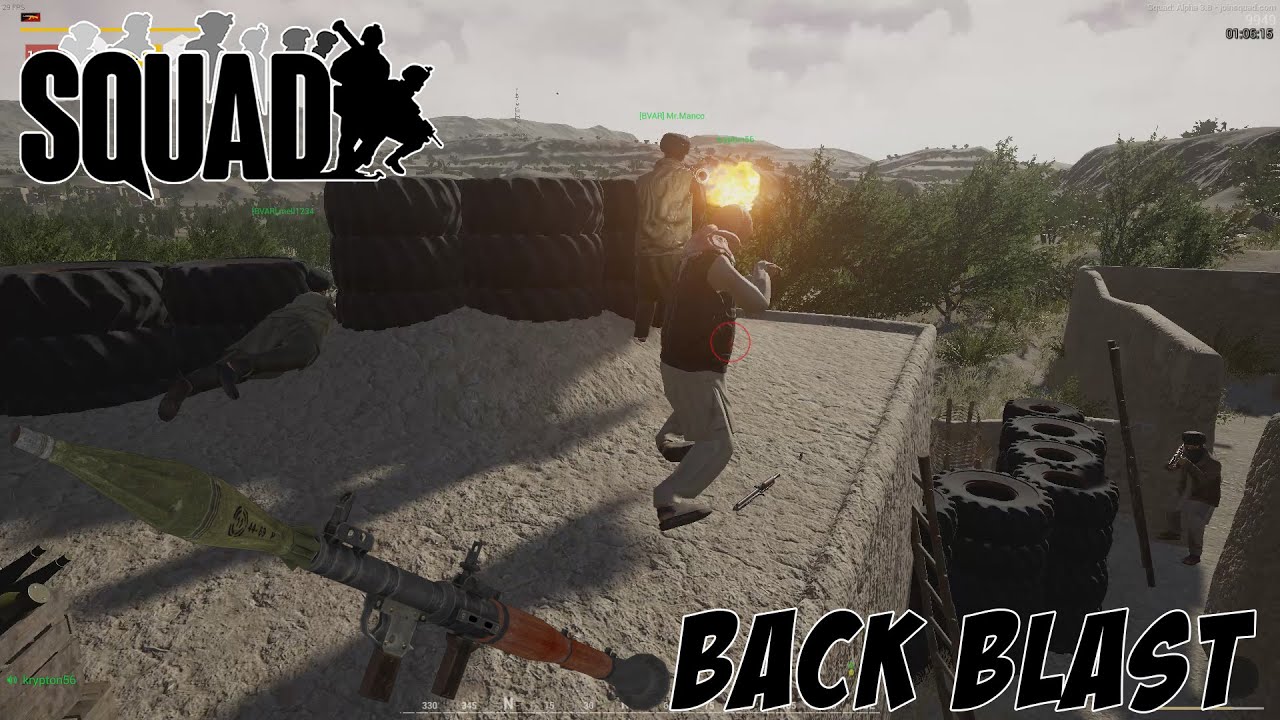 Squad - Be Careful Of The RPG Back Blast LOL - YouTube