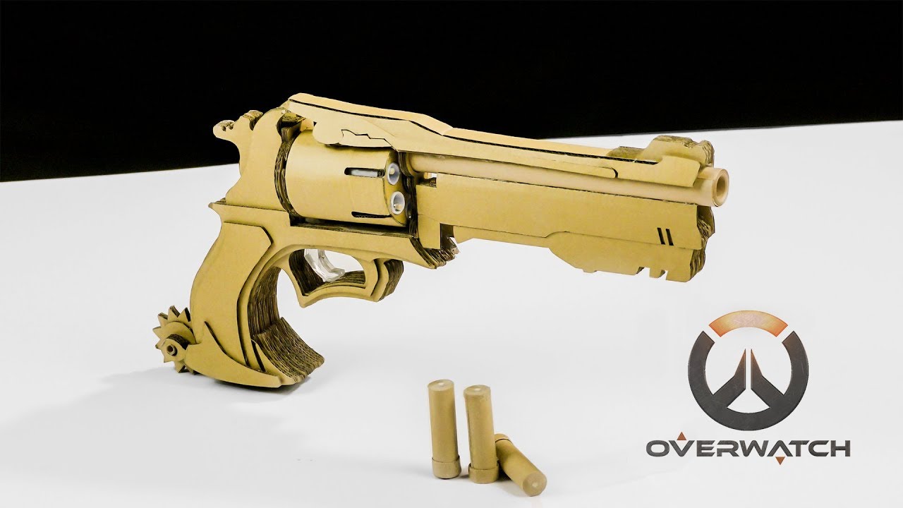 How To Make NERF Overwatch McCree Rival Revolver | Amazing DIY ...