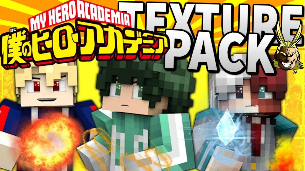 MY HERO ACADEMIA TEXTURE PACK | TEXTURE PACK de BOKU NO HERO - YouTube
