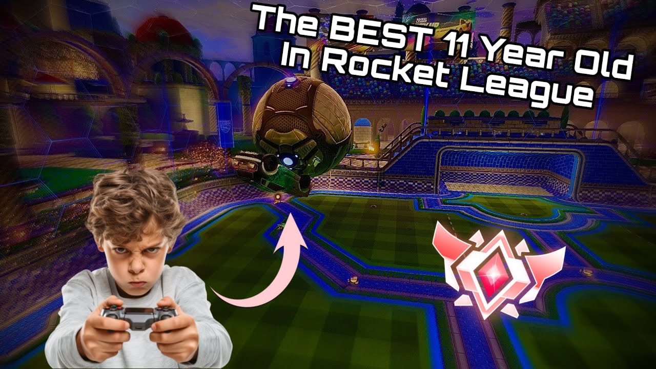 This 11 Year Old RL Player NEEDS to be NERFED | BEST GOALS From my 11 ...