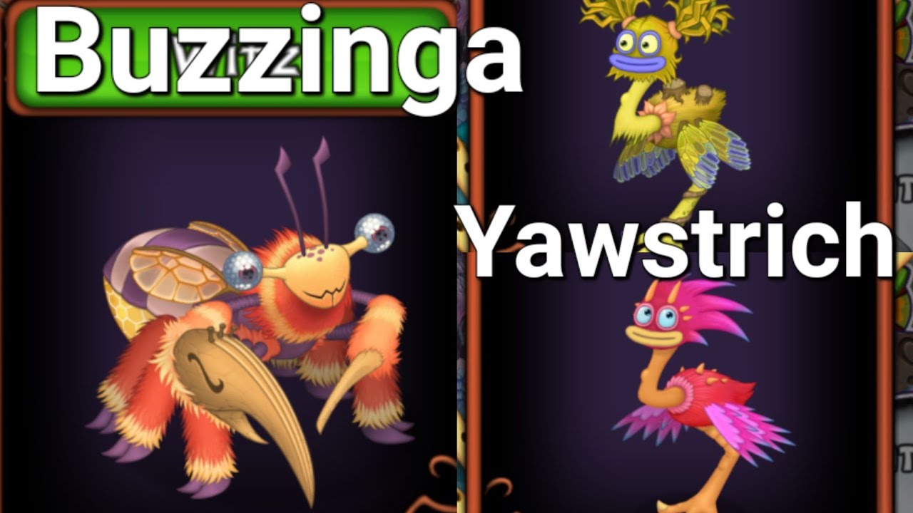 Buzzinga duets Yawstrich on Mythical island - YouTube