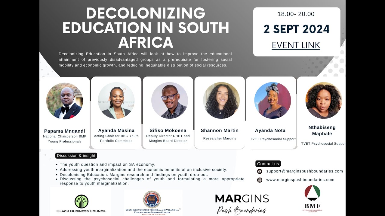 Decolonizing Education in South Africa Webinar - YouTube