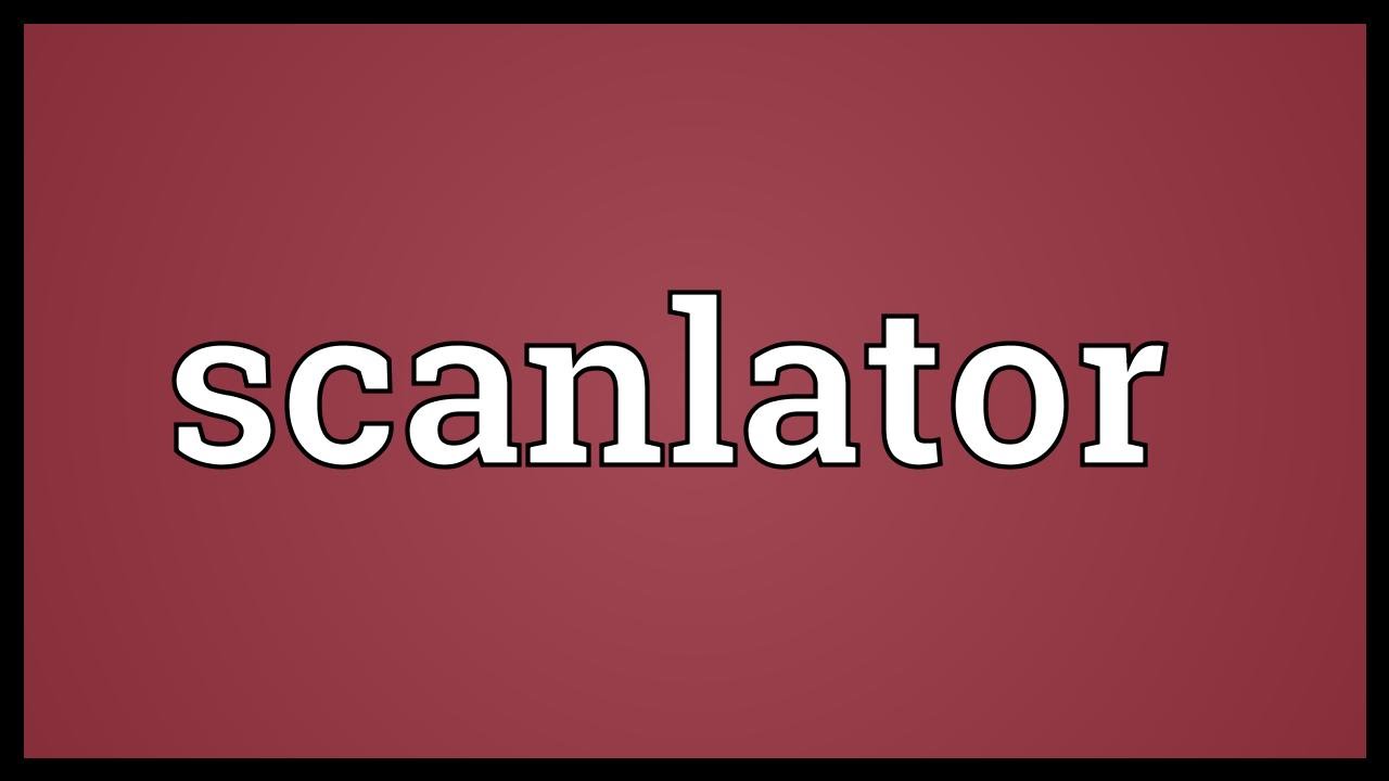 Scanlator Meaning - YouTube