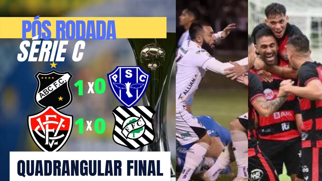 AO VIVO - PÓS 5a RODADA - QUADRANGULAR FINAL - SÉRIE C 2022 - ABC é B ...