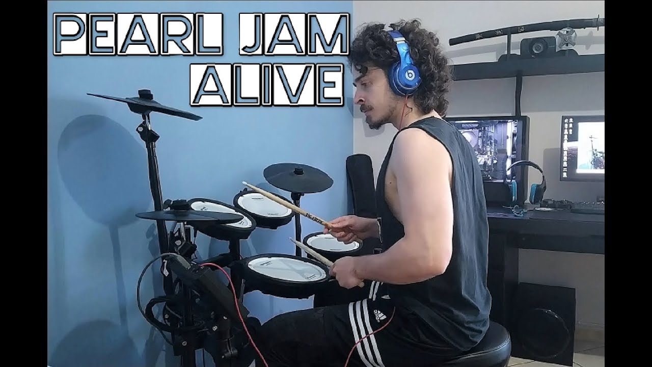 Pearl Jam - Alive - Drum Cover (Marco Pannone) Roland TD-07KV - YouTube