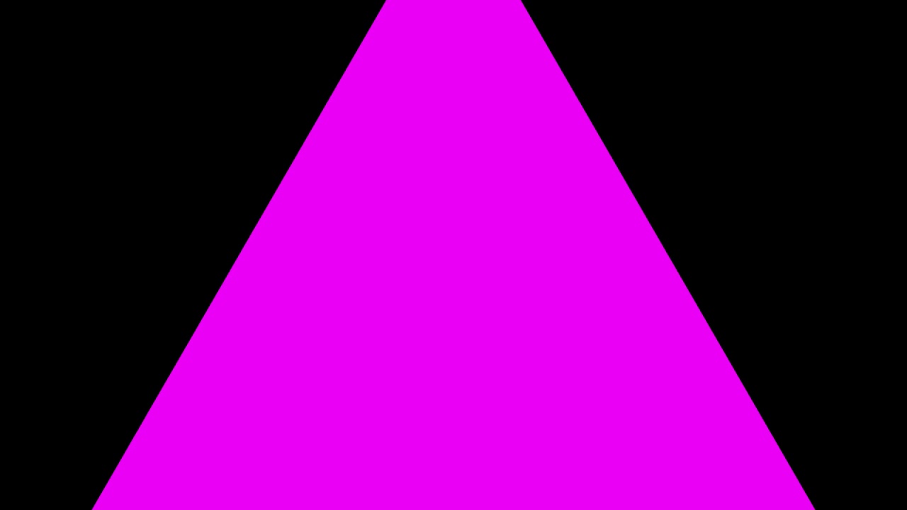 Magenta Triangle Black Background Scale Up - YouTube