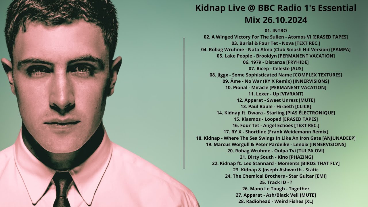 Kidnap Live @ BBC Radio 1's Essential Mix 26.10.2024 with tracklist ...