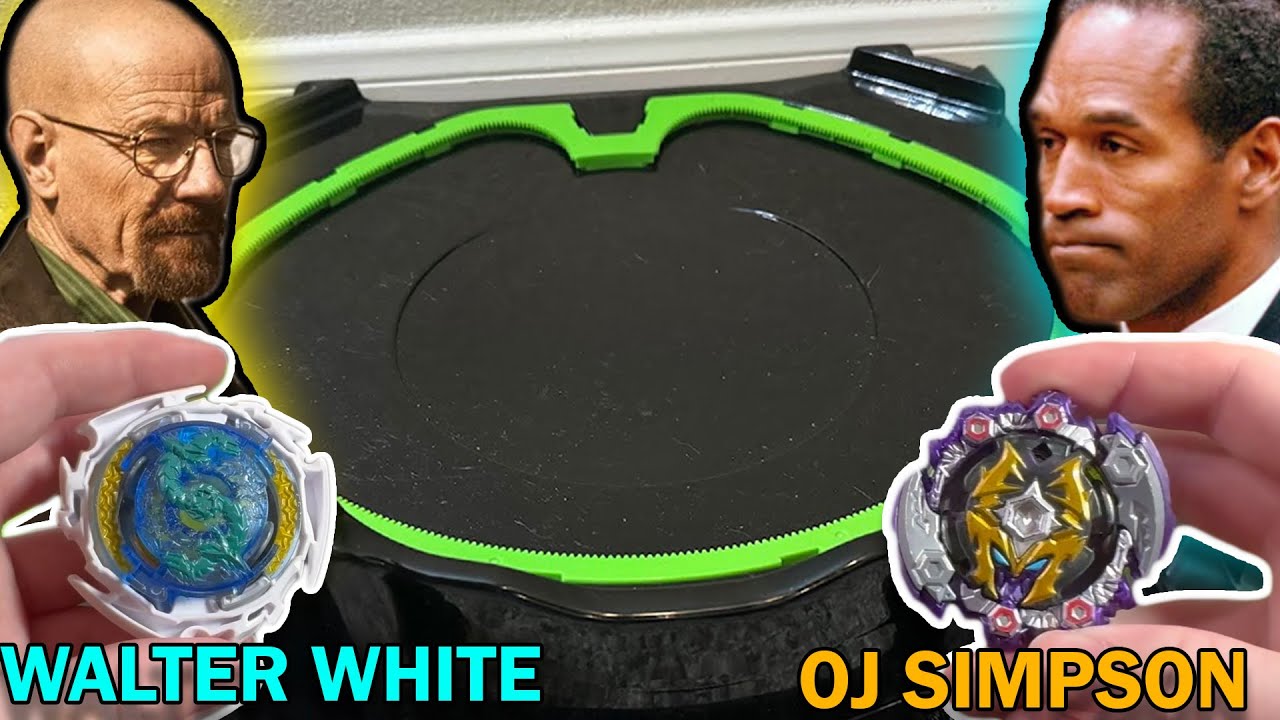 Walter White vs OJ Simpson Beyblade X Stadium - YouTube
