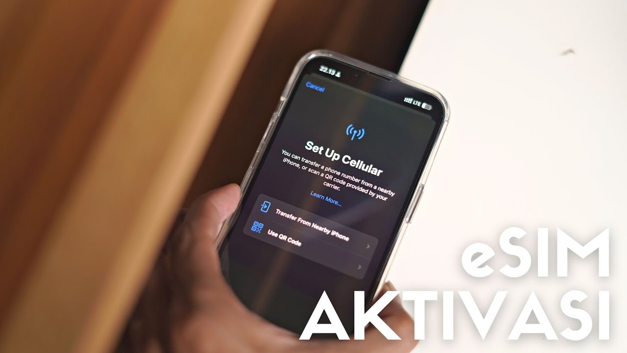 iPhone 14 : Cara Setup eSIM di iPhone ! - YouTube