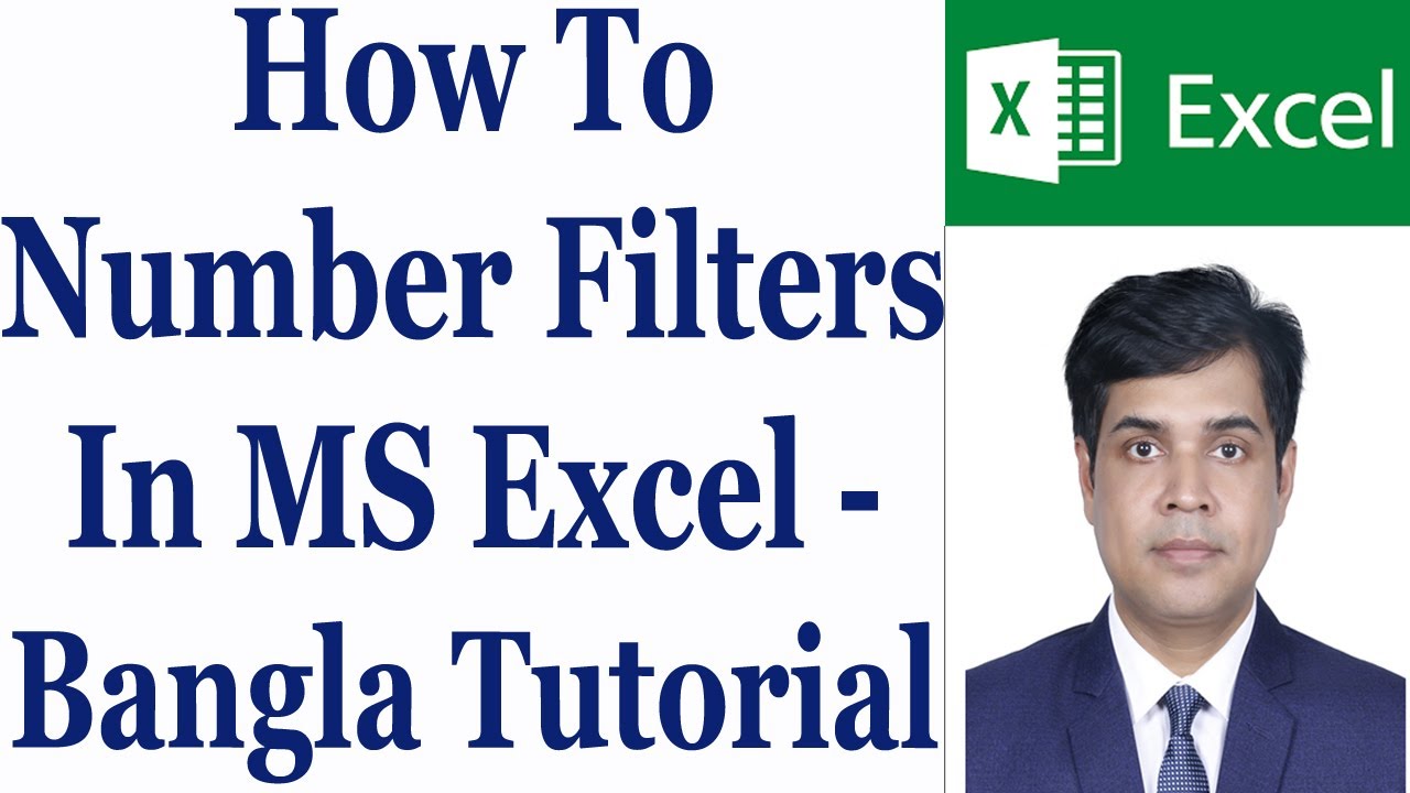 How To Number Filters In Ms Excel Bangla Youtube