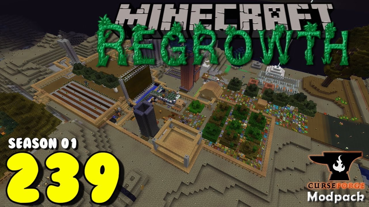 Regrowth S01E239 - The Portable Developer - Minecraft Modpack Let's ...