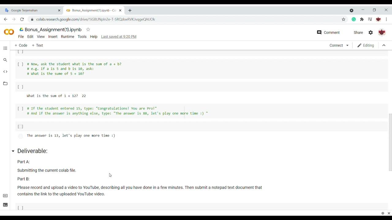 Mudahnya belajar python menggunakan Google Colab - YouTube