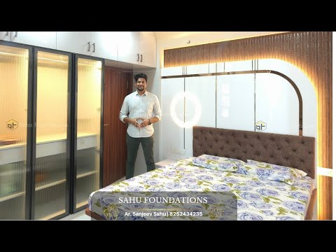 3Bhk Interior design at Oak Elegence by Sahu Foundation | 8252434235 - YouTube
