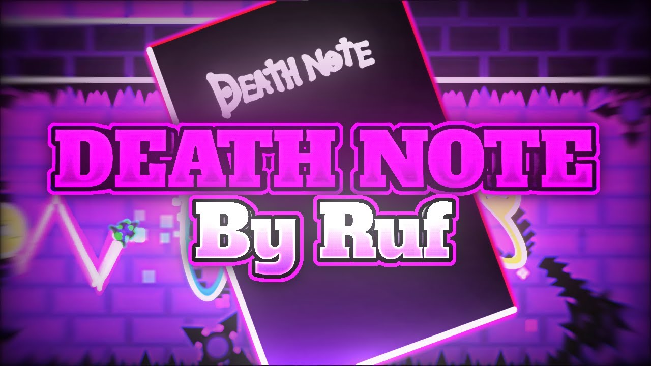 Death Note 100% | Geometry dash (INSANE DEMON) - YouTube