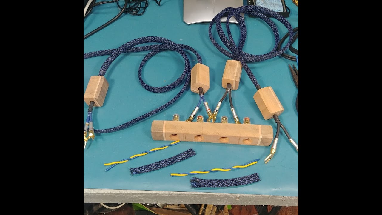 diy audio high-end speaker cables*follow up+rebuild* - YouTube