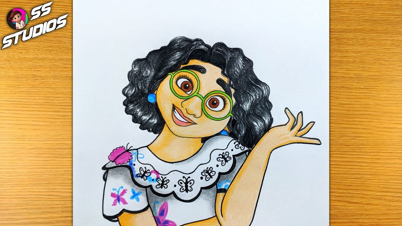 How to Draw Mirabel Madrigal From Disney Movie Encanto - YouTube