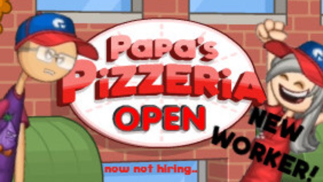 NEW WORKER?! | Papa's Pizzeria Deluxe - YouTube