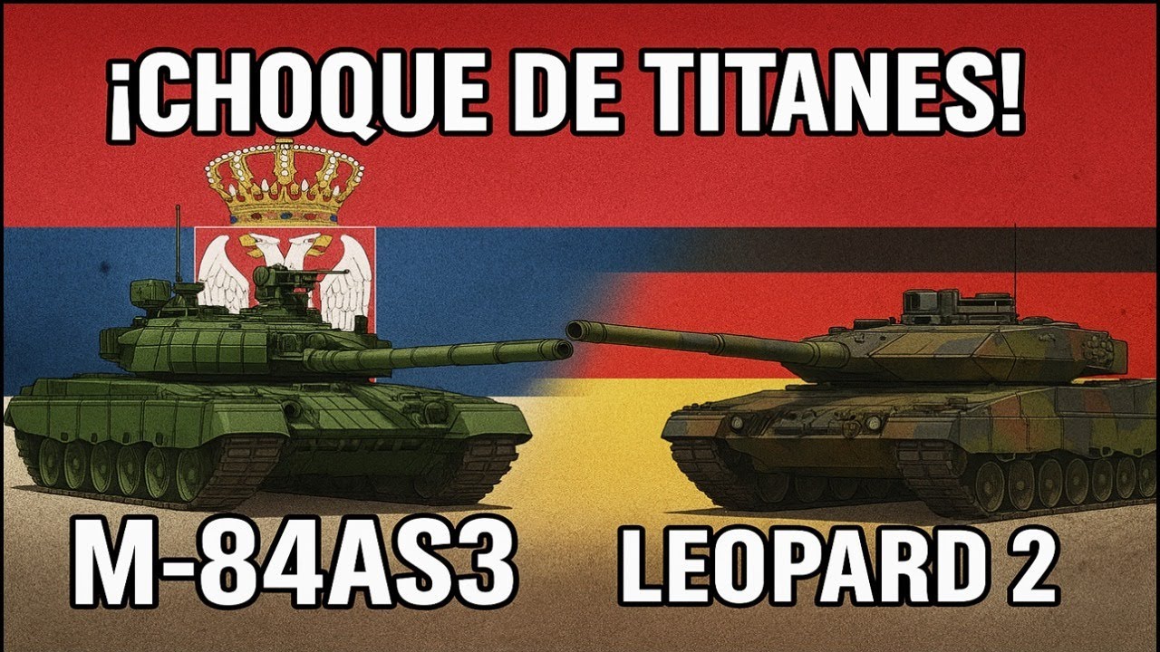¿Qué pasaría si el nuevo carro de combate de Serbia M-84AS3 se enfrenta ...