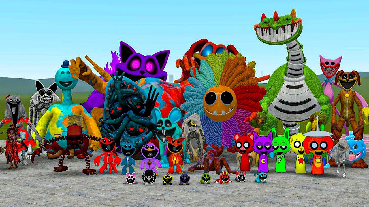 NEW ALL POPPY PLAYTIME CHAPTER 4 CHARACTERS In Garry's Mod! - YouTube