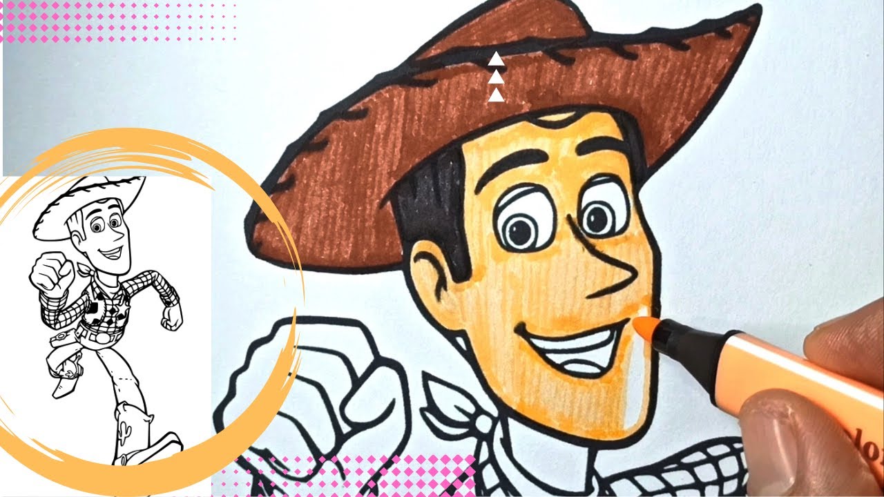 Woody Running Coloring Pages/ Woody Running - YouTube