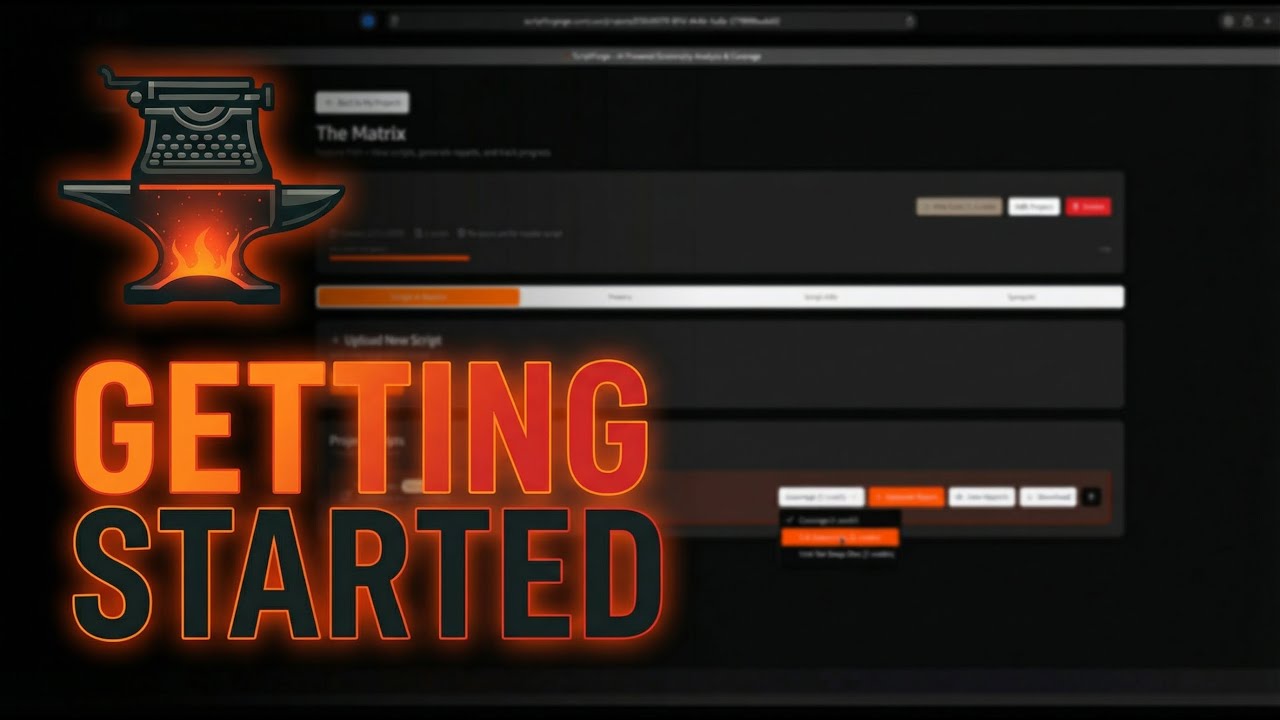 Script Forge - Tutorial - Getting Started - YouTube