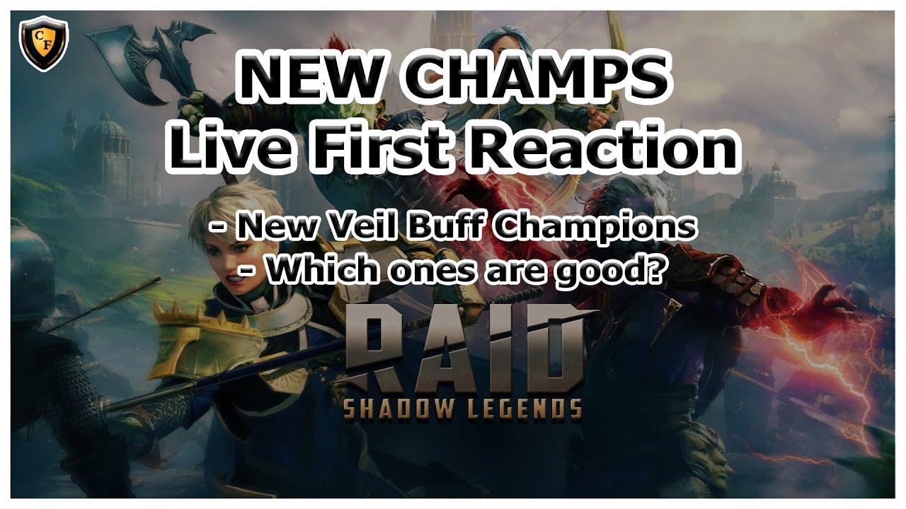 RAID Shadow Legends | NEW CHAMPS | All Individually Graded | Veil Buff ...
