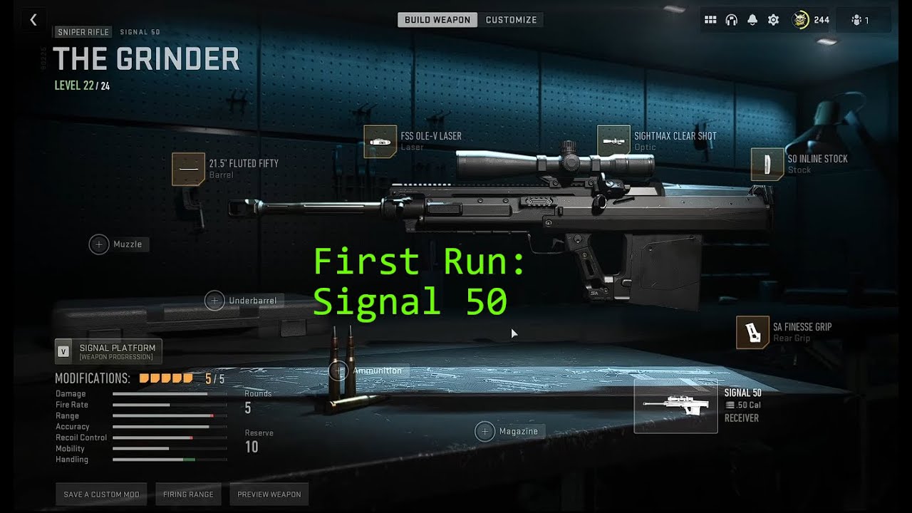 A Freight Train in Gun Form, The Signal 50 (Call of Duty: Modern ...
