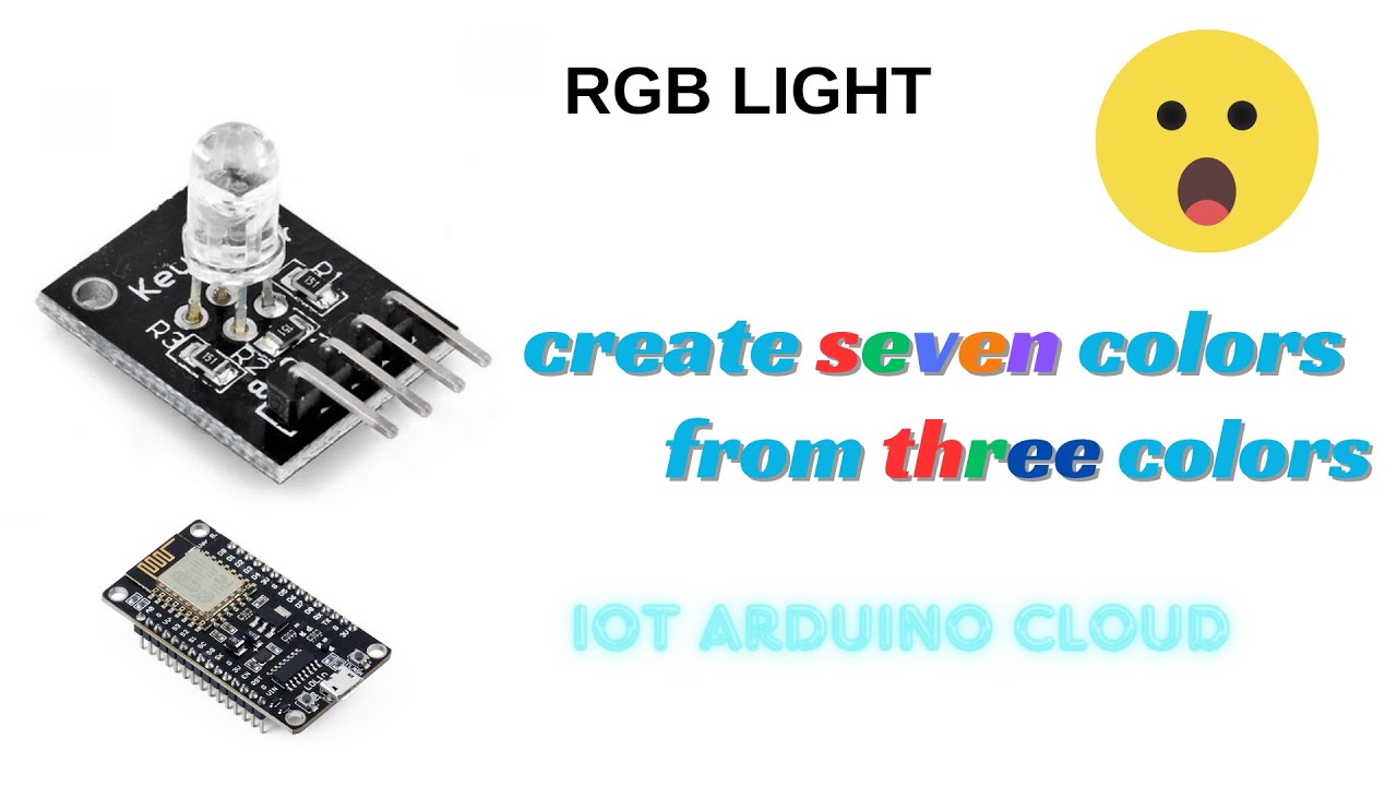 IOT Arduino Cloud بالعربي || RGB Light with ESP8266 on IOT Arduino ...