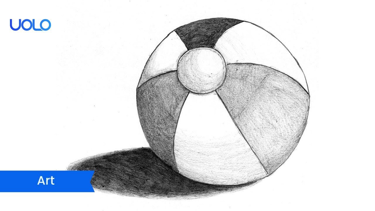 Art Class for Kids | Shade a Beach Ball using Blending | Uolo - YouTube