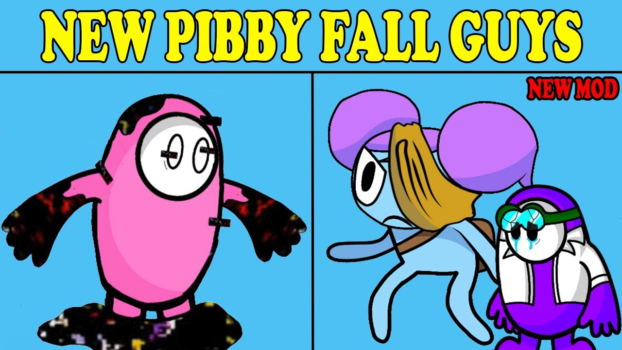 Friday Night Funkin' New VS Pibby Fall Guys | Pibby x FNF Mod | Pibby ...
