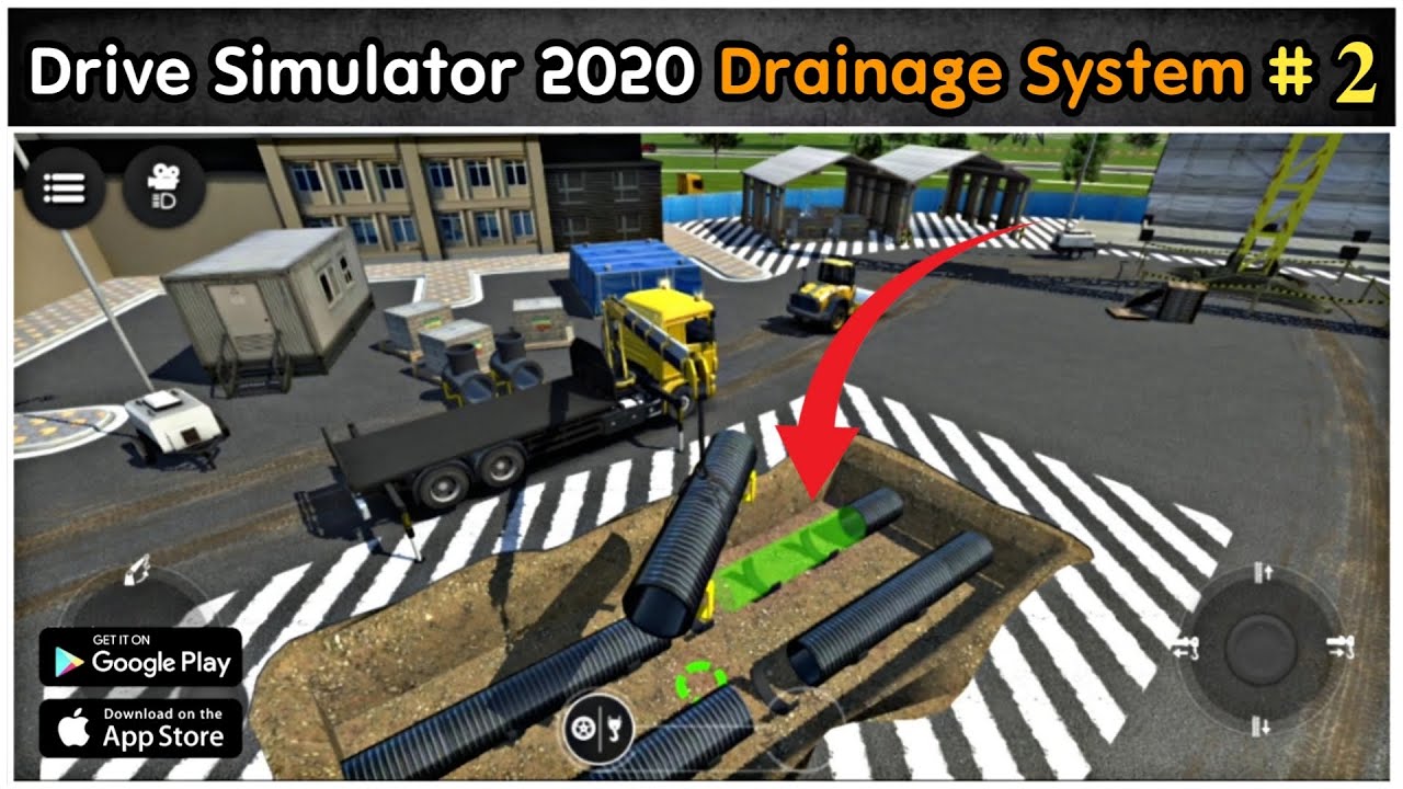 Drive Simulator 2020 Gameplay !! Drainage System Android Gameplay ...