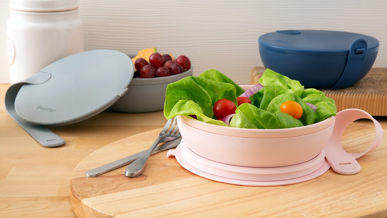 Porter W&P Design | Portable Lunch Bowls - YouTube