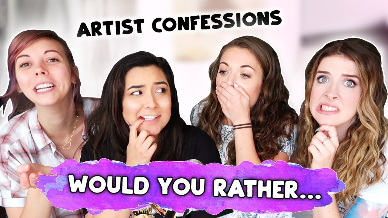 THE TRUTH ABOUT ART YOUTUBERS with SuperRaeDizzle, Chloe Rose, & Robin ...