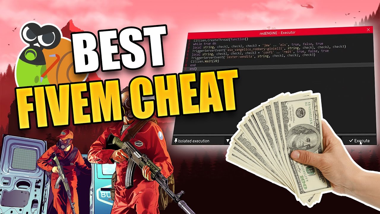 The Best FiveM Cheat | redENGINE | Educational Purposes Only - YouTube