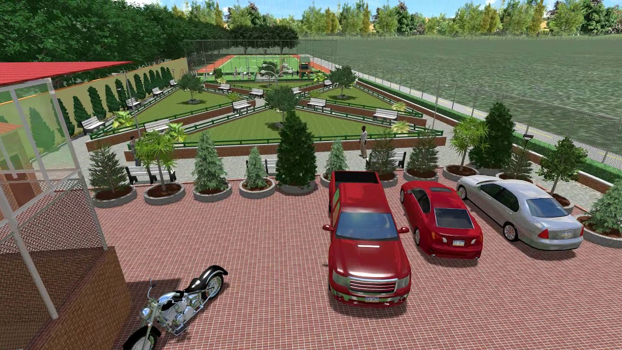 small park design - YouTube