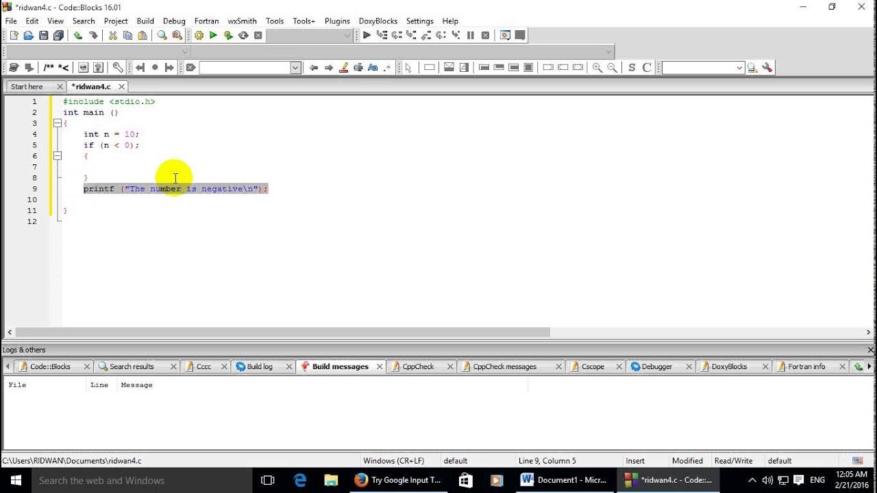 Learning C Program (Part- 3) - YouTube