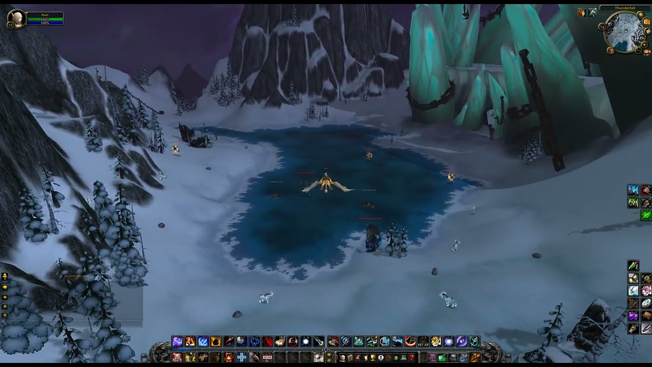 Frostfield Lake Location, WoW Wotlk (The Storm Peaks) - YouTube