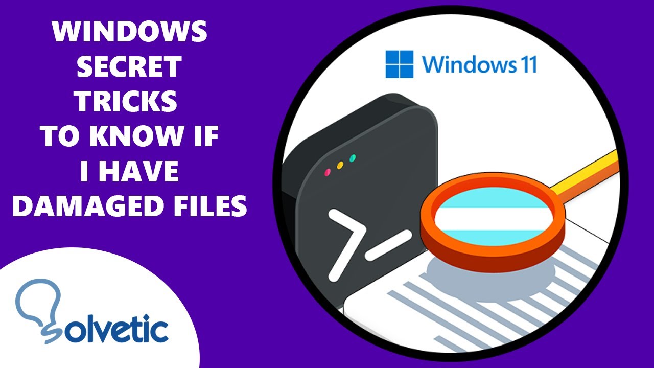 👀 ️ Windows Secret tricks to Know if I have Damaged Files - YouTube