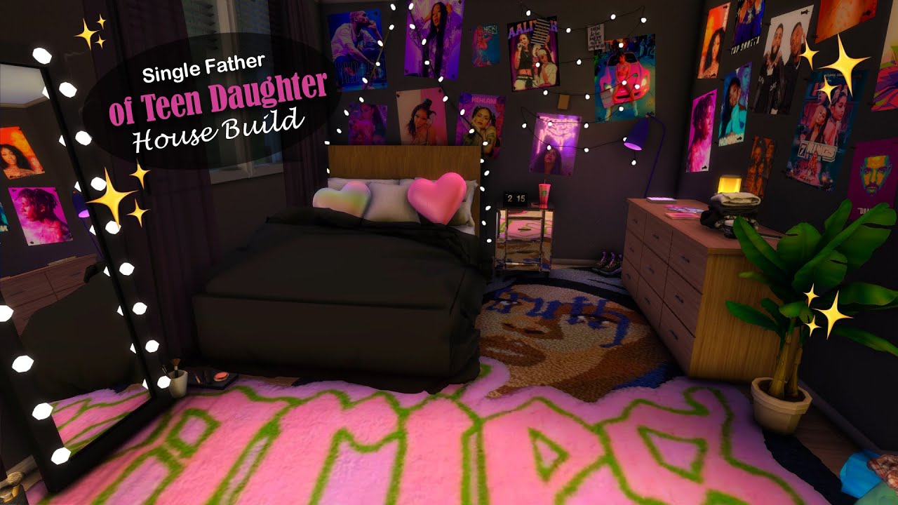 Decorate a Single Father of A Teenage Daughter's House with me 👨‍👧 ...